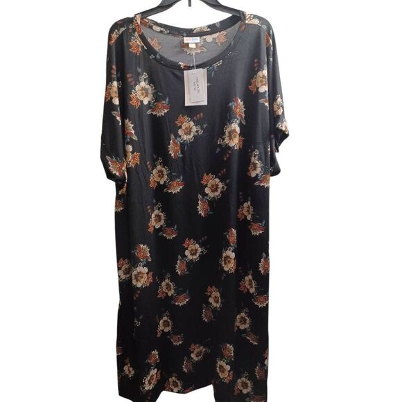 LuLaRoe | Dresses | Lularoe Dressshort Sleeve Chelsea Color Multi Size ...